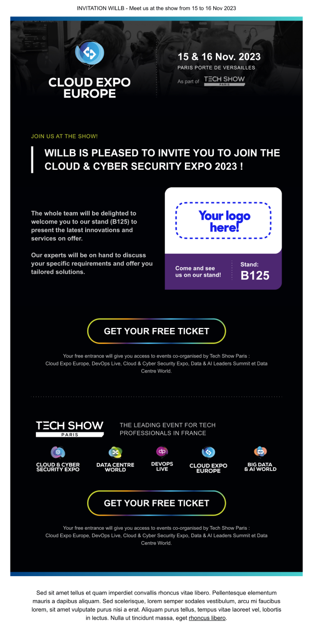 Kit media Cloud & Cyber Security Expo 2023 : générez vos bannières ...